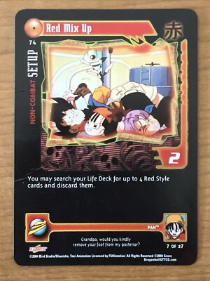 Dragon Ball GT TCG: Baby Saga Red Mix Up #74 DBGT Foil | eBay