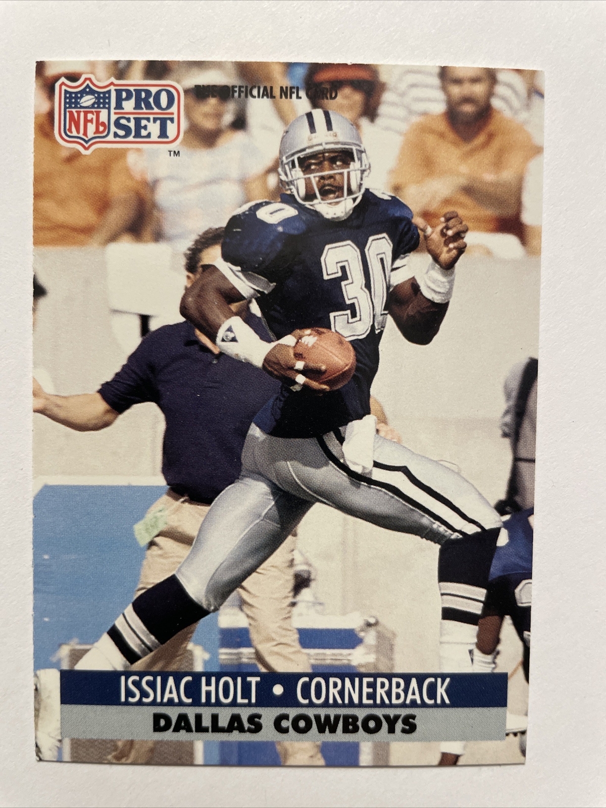 1991 Pro Set Football Card #131 Issiac Holt NFL Dallas Cowboys Mint | eBay