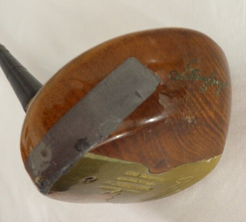 RARE VINTAGE CUSTOM STAN THOMPSON HAND MADE #158935 PERSIMMON DRIVER #1 ...