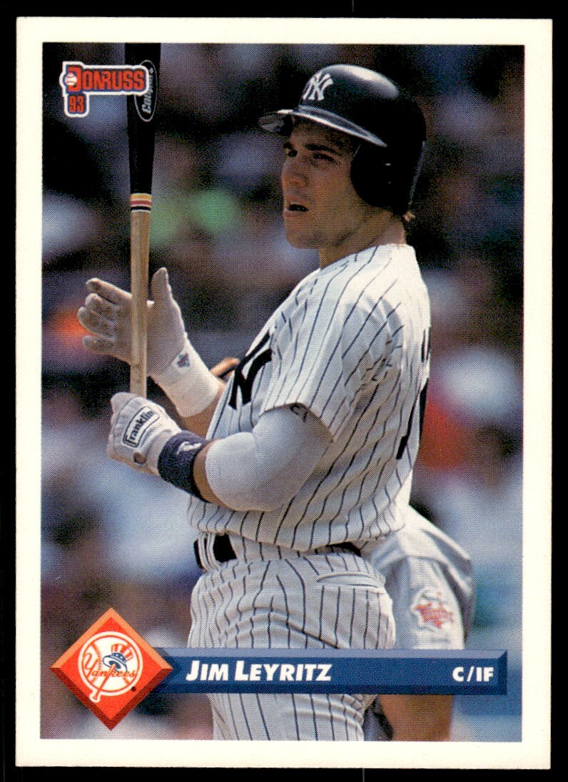 1993 Donruss Baseball Card Jim Leyritz New York Yankees #477 | eBay