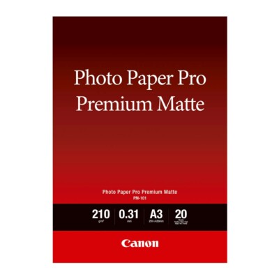 CANON Photo Paper PM-101 Premium Matte A3 20 Blatt | eBay