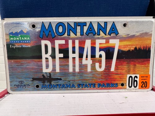 EXPLORE MORE. MONTANA STATE PARKS MONTANA LICENSE PLATE | eBay