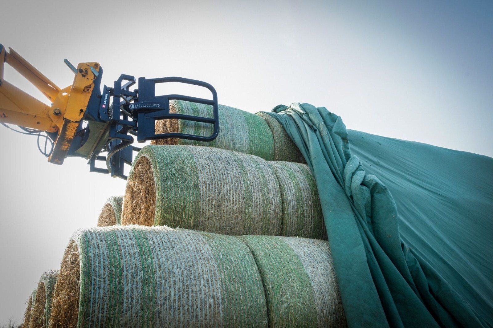 Toptex Crop and Hay Bale Straw Cover Protection Fabric 130GSM Tencate ...