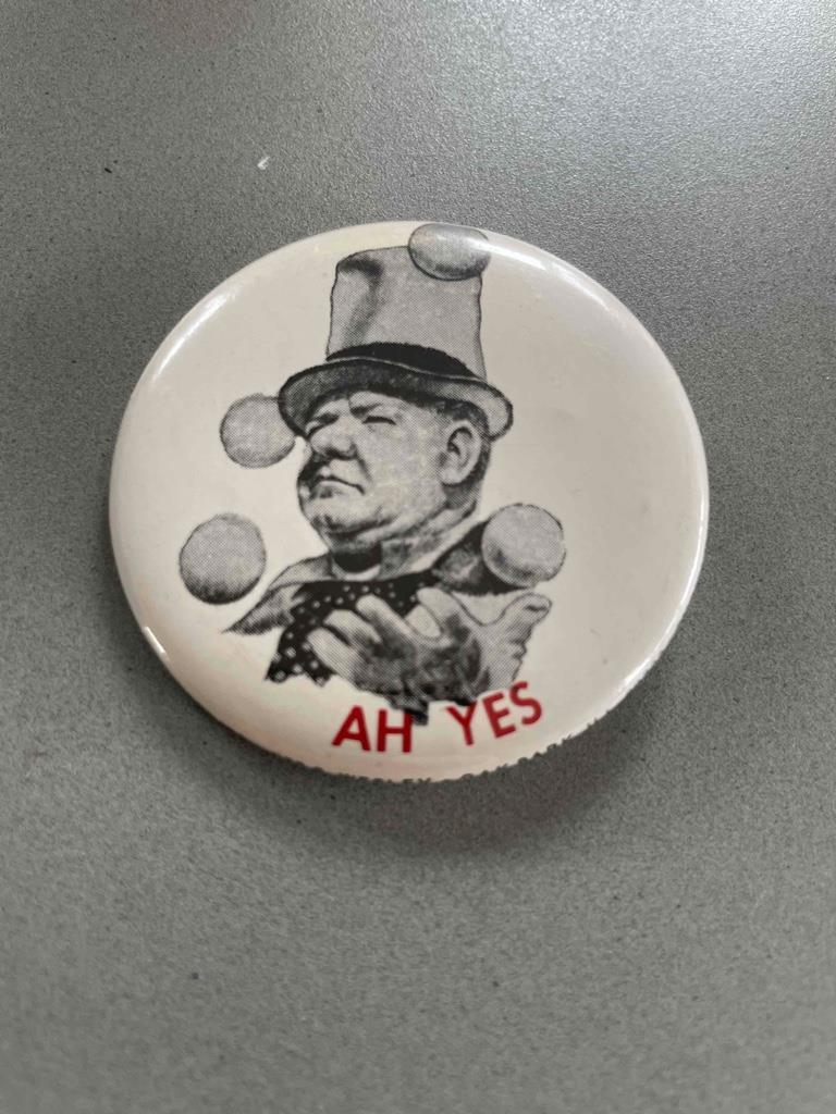 Vintage W.C. Fields Ah Yes 2.25" Button Pin Floodstrand | eBay