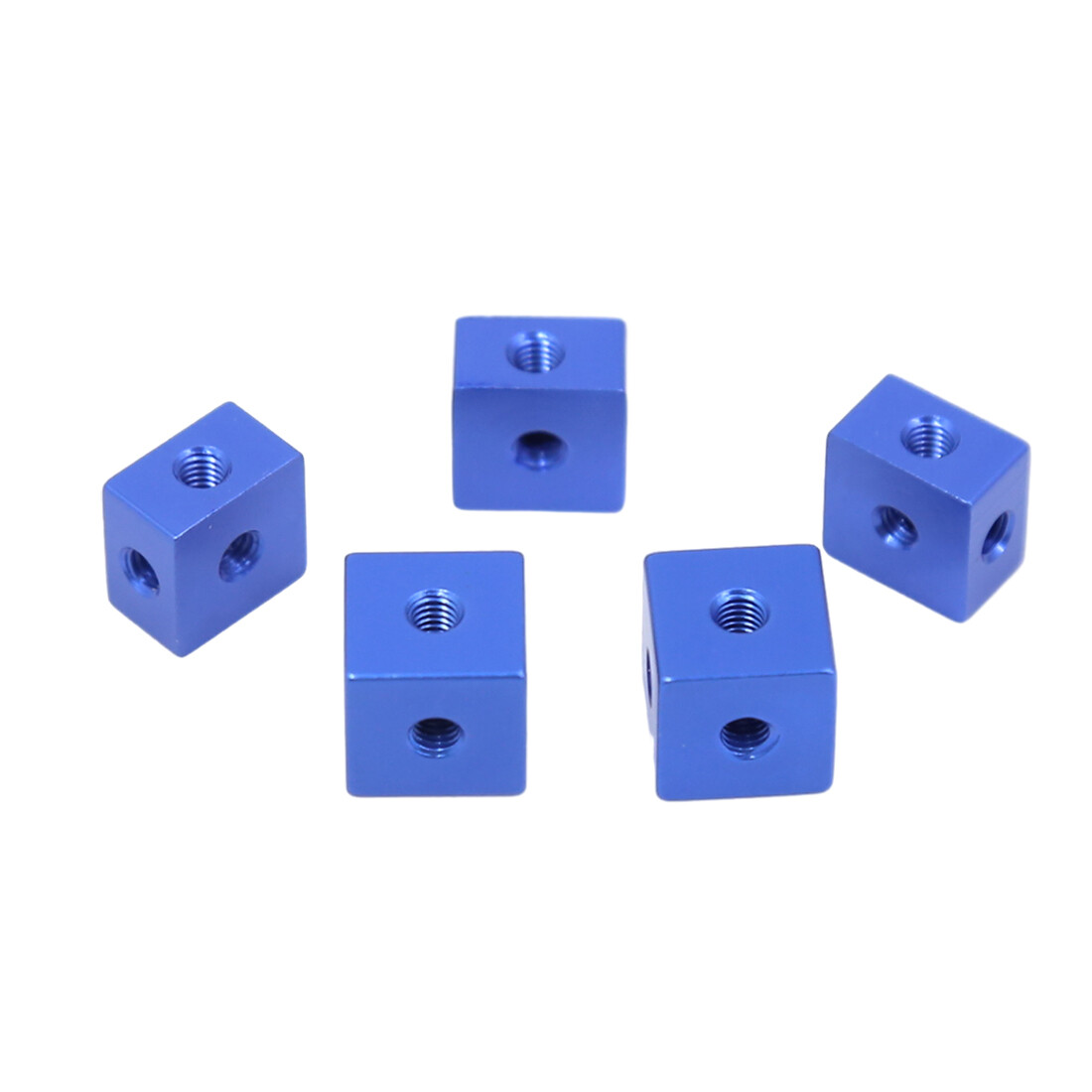 M3 Cube Connector Aluminium Fixing Bracket 10mm Square Spacer Standoff ...