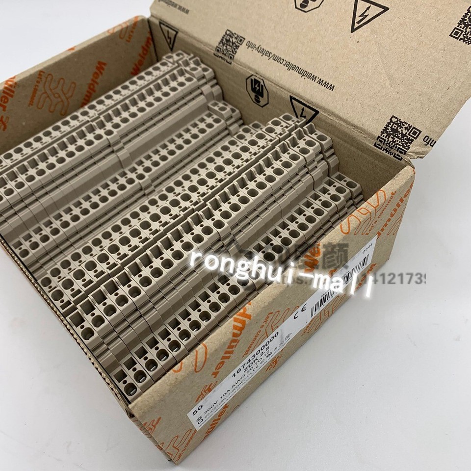 50 pcs/box New For Weidmuller Double-layer Terminal ZDK 2.5 ZDK2.5 ...