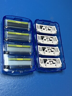 8 DOLLAR SHAVE CLUB RAZORS "EXECUTIVE" 6 BLADE (2 PKS OF 4 CARTRIDGES ...