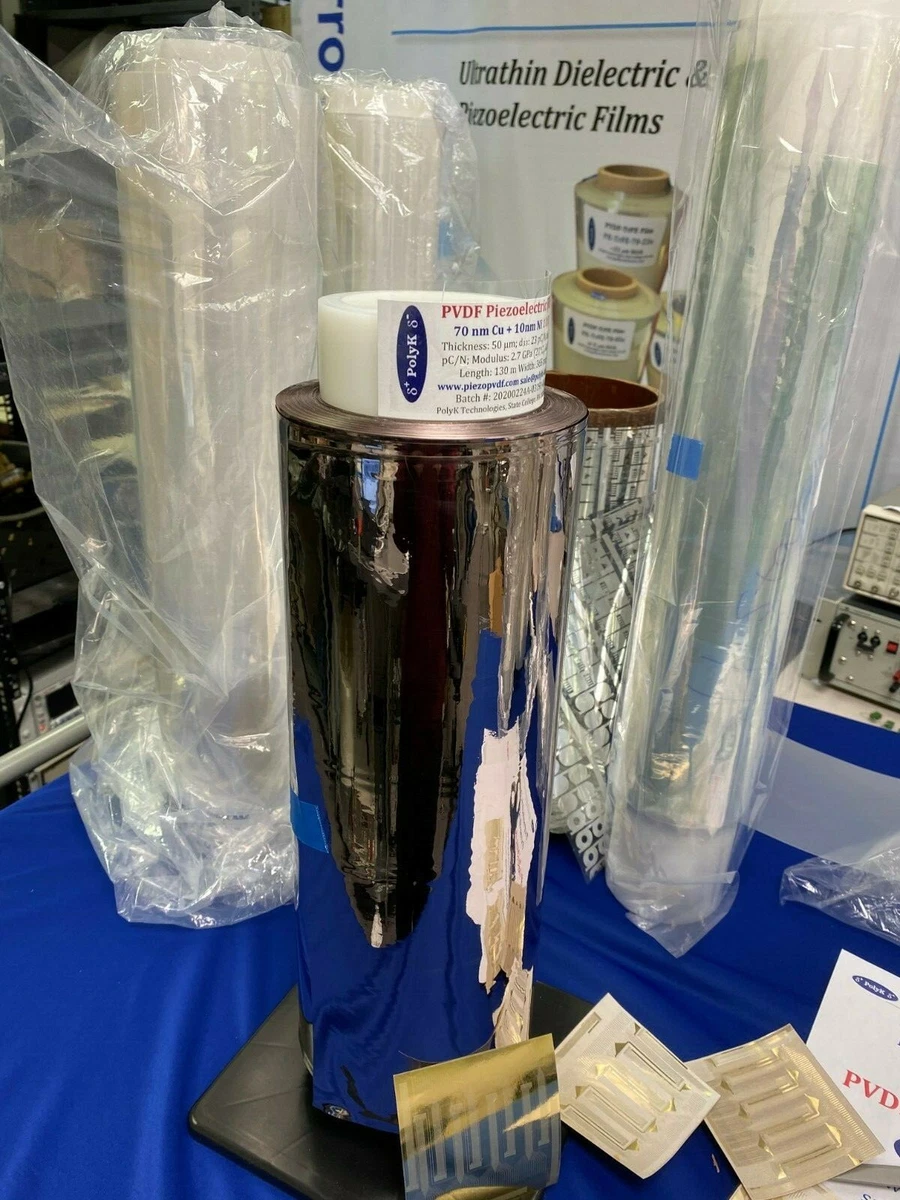 Piezoelectric (Poled) PVDF Film Um To 200 Um Uniaxially, 56% OFF