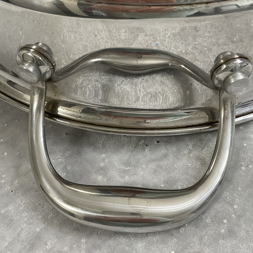 TRAMONTINA 3-Ply 5 Qt. STAINLESS STEEL SAUTE PAN w/Lid~Made in Brazil ...