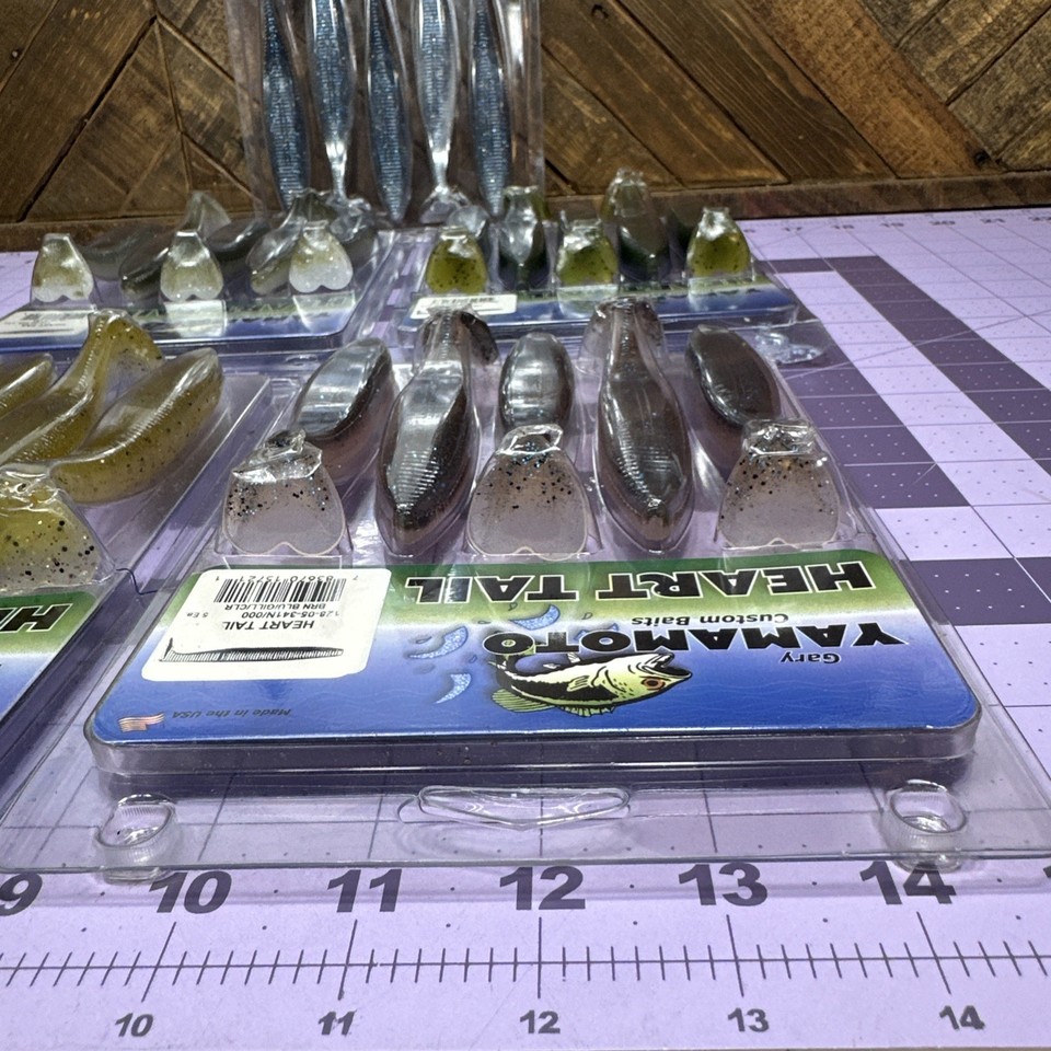 Gary Yamamoto Custom Baits Discontinued Fishing Lures 25 Total ...