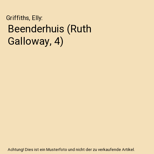 Beenderhuis [Ruth Galloway, 4], Griffiths, Elly | eBay.de