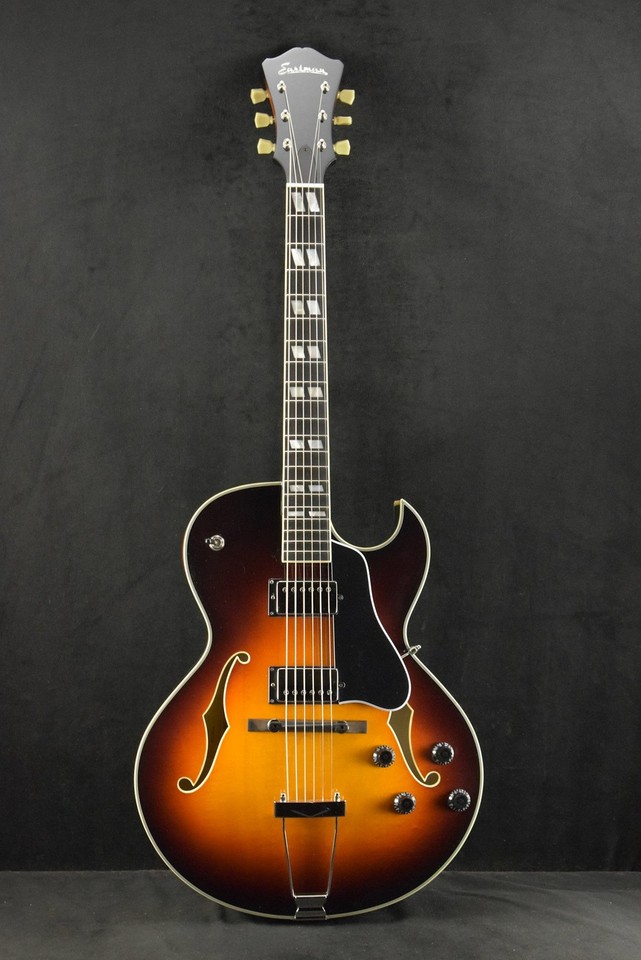 Eastman AR372CE-SB Kent Armstrong HPAG-1 Pickups Archtop Sunburst ...