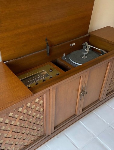 1967 Vintage Garrard Record Player and Packard Bell Radio Cabinet | eBay UK