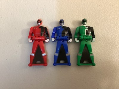 Power Rangers Super Megaforce Key Lot of 3 SPD Red Blue Green S.P.D ...