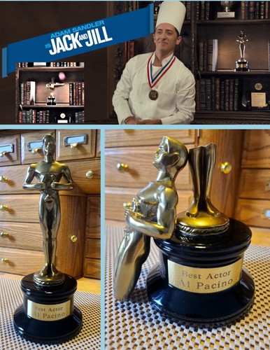 JACK AND JILL: Al Pacino Best Actor Trophy/Award Prop VIP COA (See ...