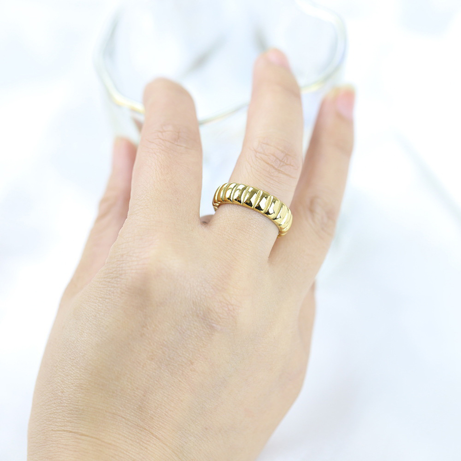 Knuckle Ring Charming Decoration Women Charm Finger Ring Comfortable to Wear | eBay