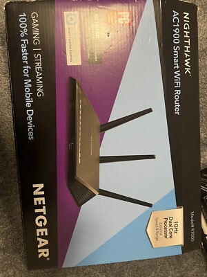 NETGEAR Nighthawk AC1900 Smart WiFi Router (‎R7000-100NAS) 606449134124 ...