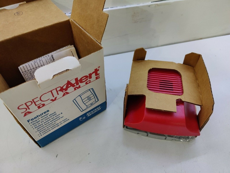 System Sensor Spectra Alert Advance Wall Mount Red Horn HR FA | eBay
