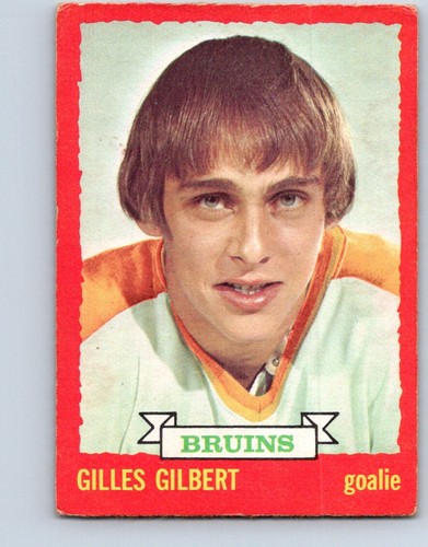 VINTAGE HOCKEY CARD 1973 OPC BOSTON BRUINS GILLES GILBERT ROOKIE NO105 ...