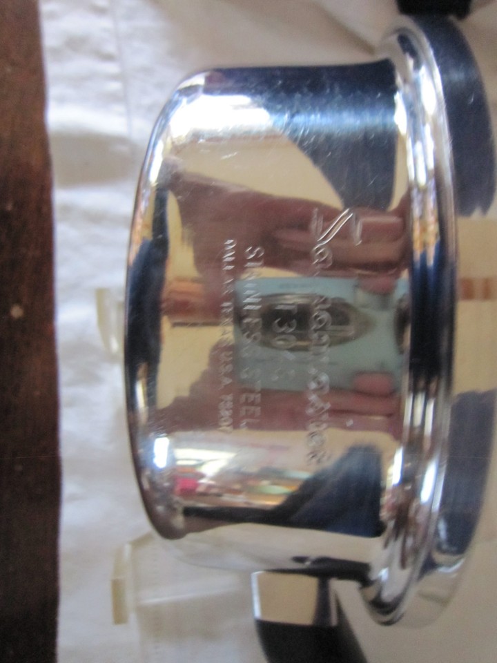 Saladmaster T304S Stainless Steel Sauce Pan Pot 1 Qt. w/ Vapor Vent Lid ...