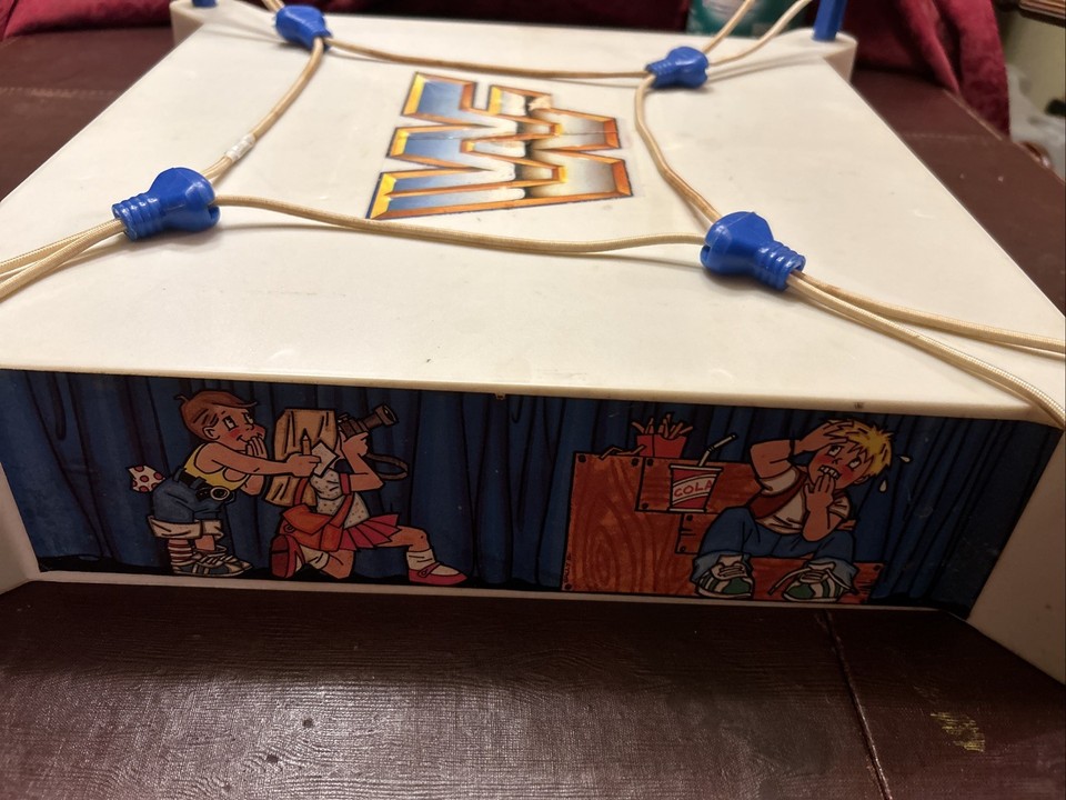 VINTAGE 1980's LJN WWF WRESTLING SUPERSTARS SLING 'EM-FLING 'EM RING ...