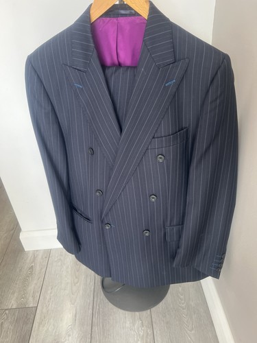 Men’s Suit Double Breasted. 40 chest 34 waist | eBay