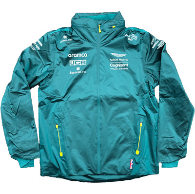Aston Martin Aramco F1 Men's Team Jacket- Green | eBay