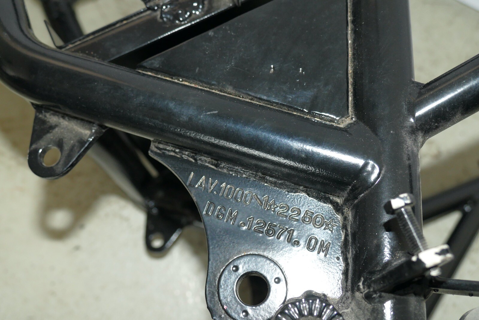 Laverda 1000 BJ 1974 - frame wheel set engine block TOP condition A32Z ...