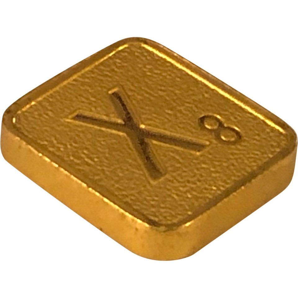 Replacement (individual) Letter Tile, Franklin Mint 24K Gold Scrabble ...