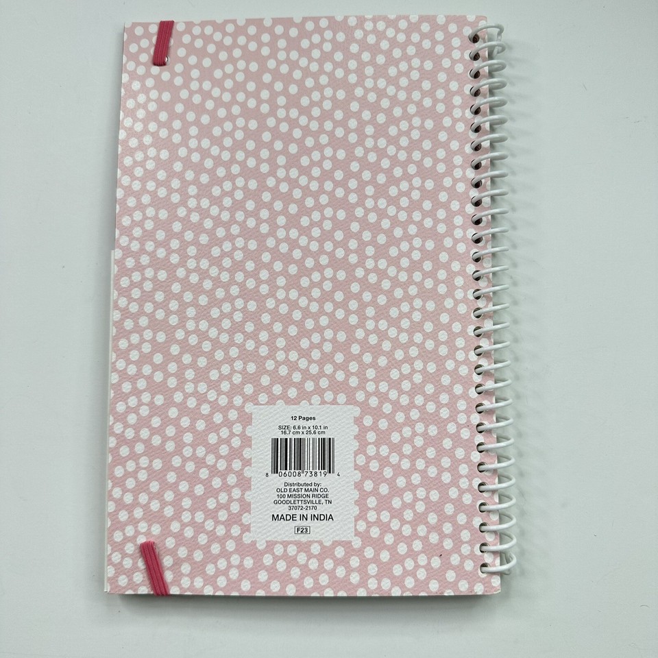 Home Finance Bill Organizer w/ Pockets Monthly Budget Planner Pink w ...