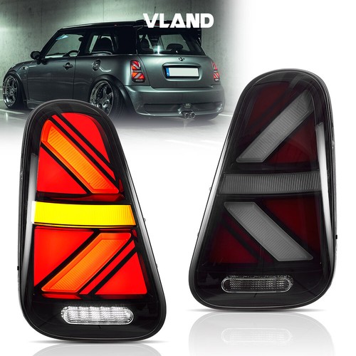 VLAND Clear LED Tail Lights For 2001-2006 Mini Cooper R50 R52 R53 W ...