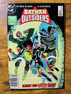 BATMAN AND THE OUTSIDERS 29 NEWSSTAND ALAN DAVIS COVER DC COMICS 1985 ...