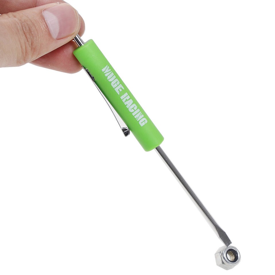 10x Green Mini Pocket Screwdriver Phillips & Flat Head Tip with Magnet ...