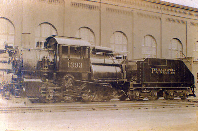 Vintage Philadelphia & Reading Railroad Camelback Steam Engine #1393 ...