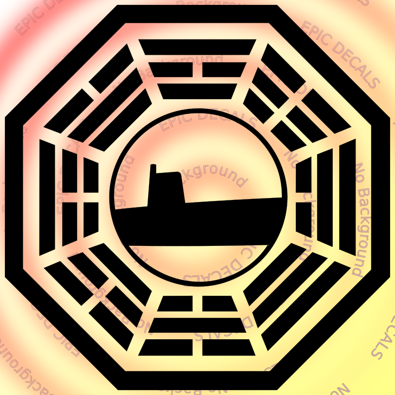 Assorted Lost Dharma Initiative Decal / Sticker Window Car Truck Laptop ...