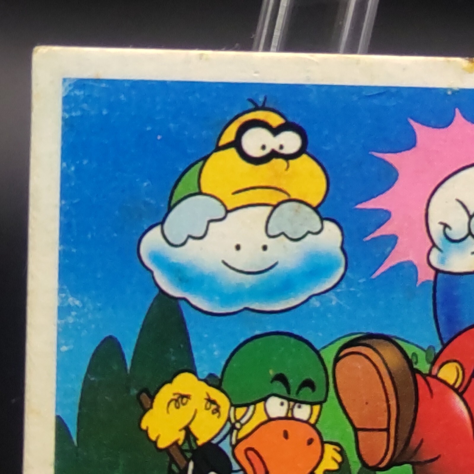 Mario Goomba Menko Super Mario Bros Amada Vintage Card 1985 NES ...