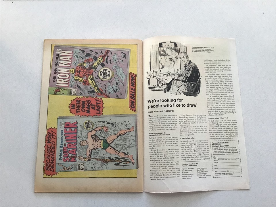 Marvel comics Captain Marvel issue #1 May 1968 "out of The Holocaust A ...