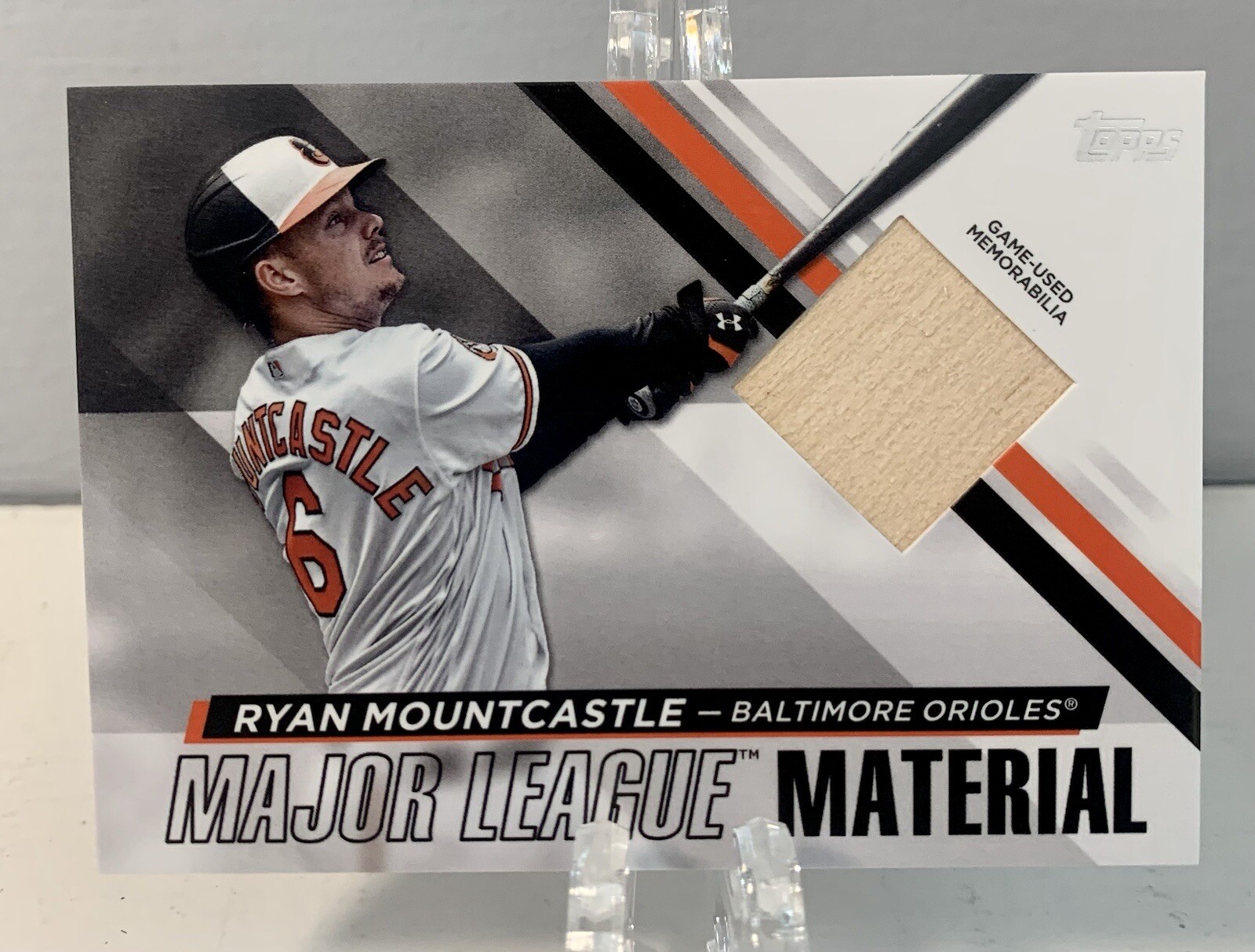 2024 Topps Series 1 Ryan Mountcastle Major League Material Bat Relic # ...
