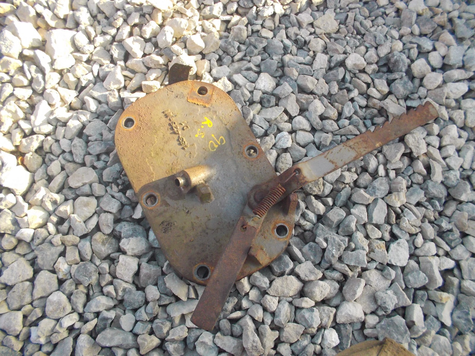 Massey Ferguson 90 Tractor MF brake lock latch w/ hydraulic dip stick ...