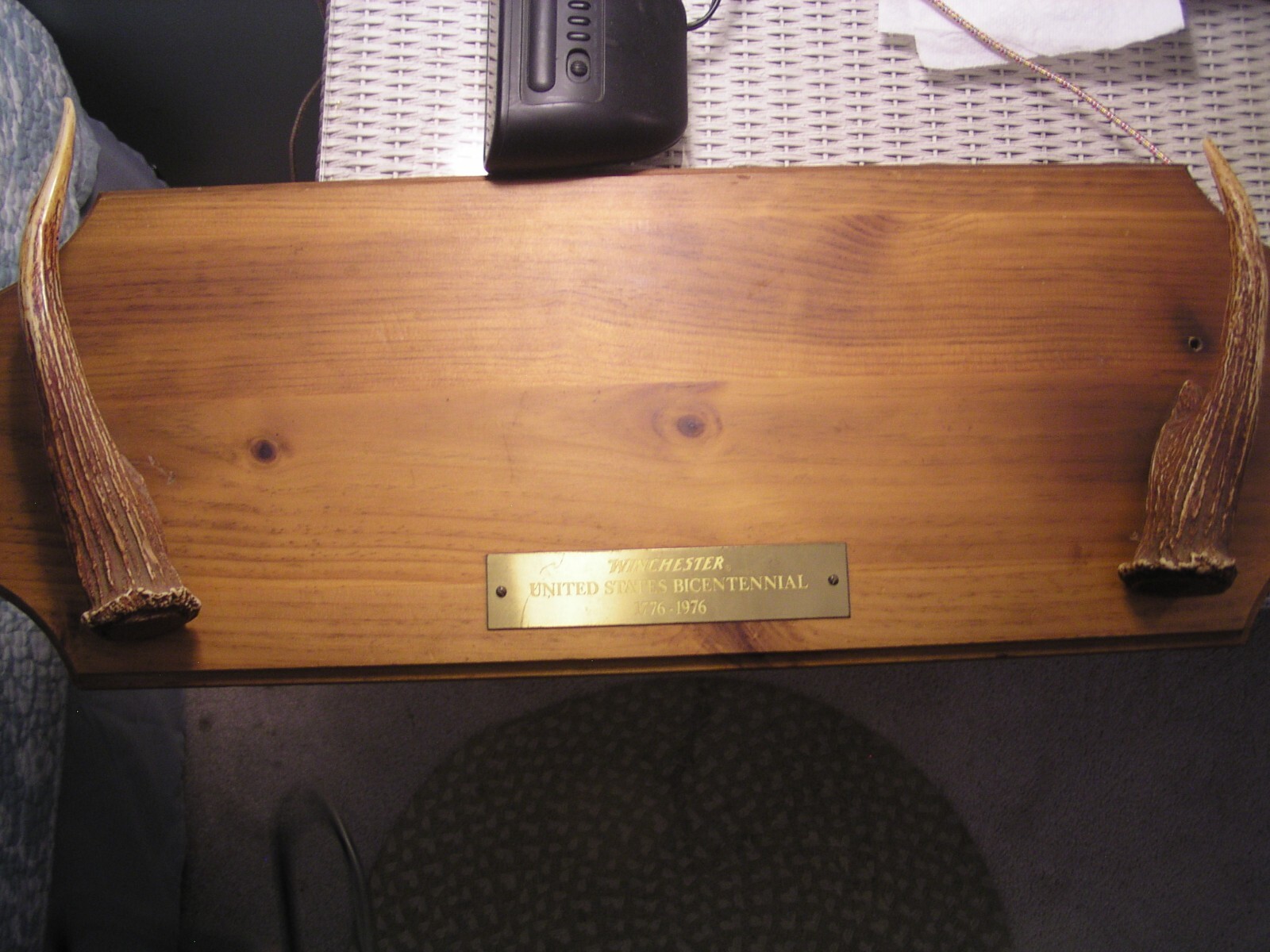 Winchester Bicentennial 1876 - 1976 Antler Gun Rack | eBay