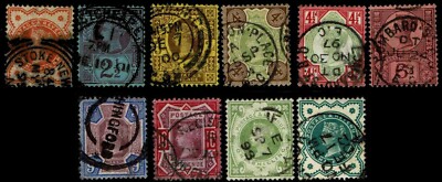 1887-1900 GB Queen Victoria Watermark 30 - Used - VF - CV$220.10 (ESP ...