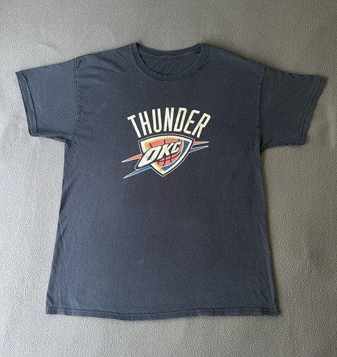 Oklahoma City Thunder Shirt Mens Large Blue Russell Westbrook NBA Basketball | eBay