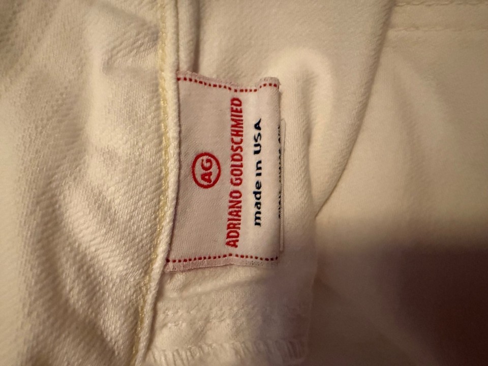 Vintage Adriano Goldschmied Byblos Jeans. Flare and Wide Leg. White ...