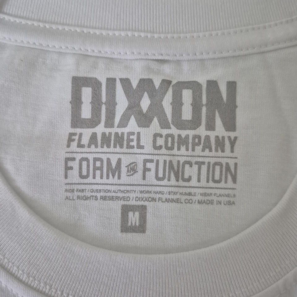 Dixxon Crop Top Womens M White Sturgis Tiffany Ride Fast Short Sleeve ...