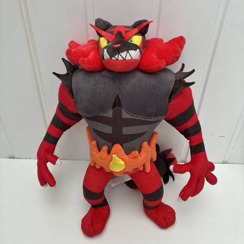Incineroar Plush 12" Plushie Red Doll Figure Anime Toy TV Series | eBay