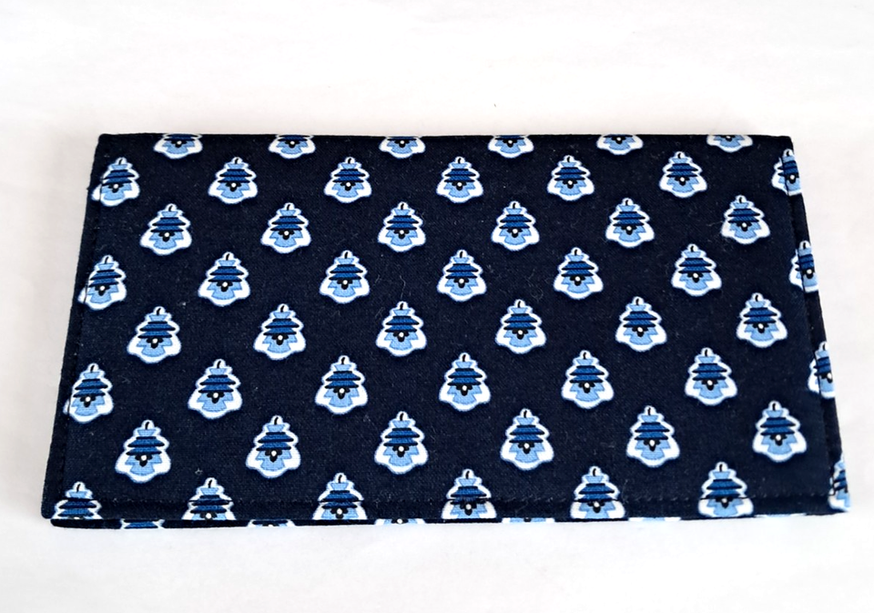 Vera Bradley Nantucket Navy Blue Checkbook Cover NWOT | eBay