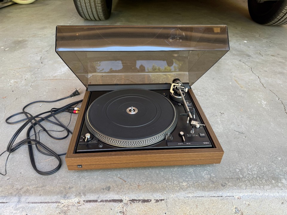 Dual CS 1264 Turntable with Ortofon Cartridge New Dust Cover New RCA ...