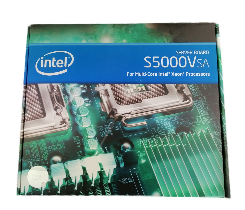 Intel S5000VSA Server Mainboard 2xLGA771 S5000VSASATAR Intel Dual-Core ...