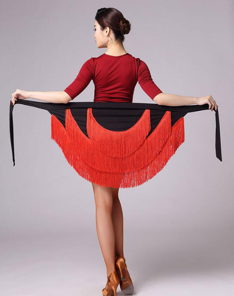 Women Fringe Latin Salsa Cha Cha Paso Double Ballroom Exercise Dance ...