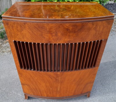 1940's Art Deco Walnut Radiogram Hifi Cabinet | eBay UK